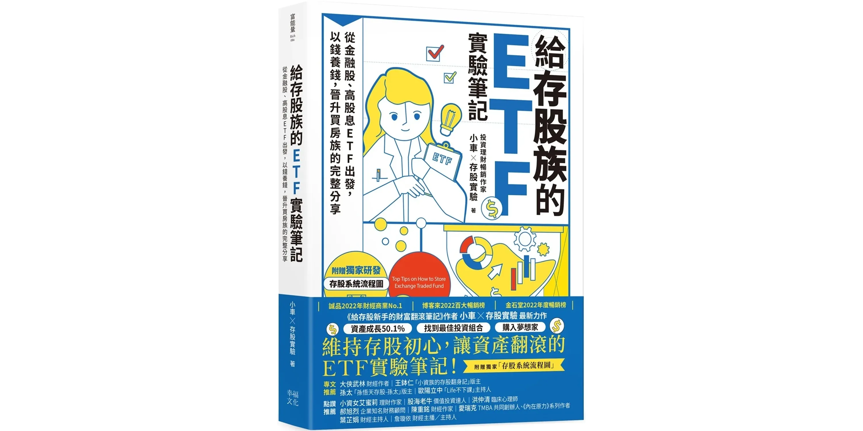 書評詳情|給存股族的ETF實驗筆記：從金融股、高股息ETF出發，以錢養錢，晉升買房族的完整分享 - 喵喵書評